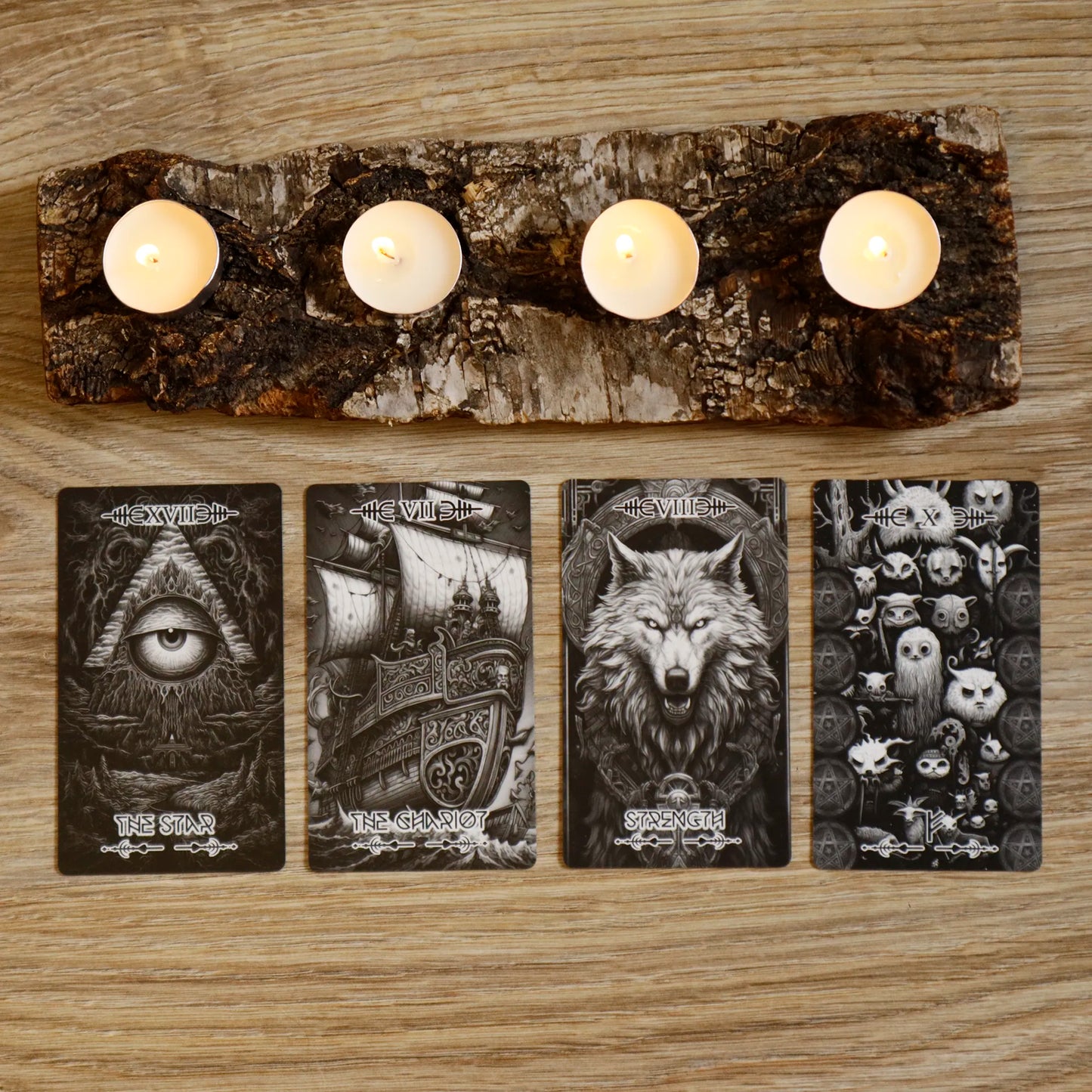 Viking Valor – Norse Mythology Tarot Deck with Rune Power (78 Cards ...